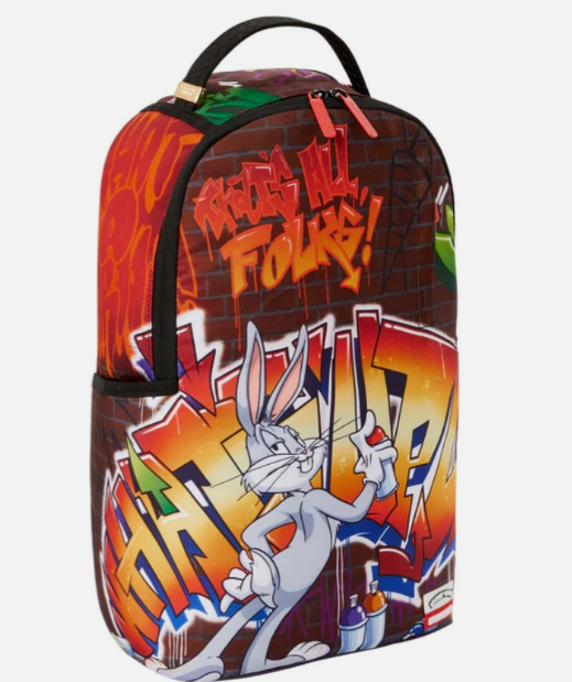SPRAYGROUND LOONEY TUNES Backpack GRAFF Rabbit Character Graffiti Lapt ...